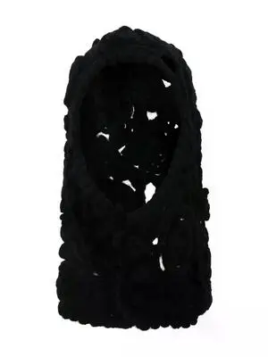 COMME DES GARÇONS TAO Floral Back-slit Balaclava