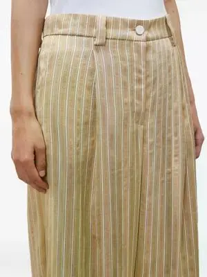 ALYSI Striped Pleated Trousers