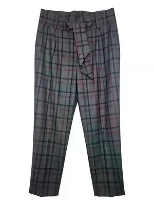 Brunello Cucinelli Check-pattern Trousers