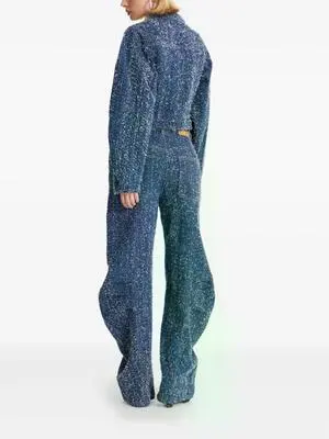 ROTATE BY BIRGER CHRISTENSEN Bubble Hem Trousers - Blue
