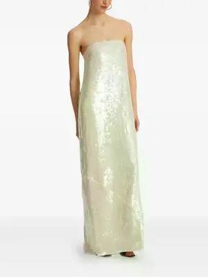 ROTATE BY BIRGER CHRISTENSEN Sequin Embellished Maxi Dress