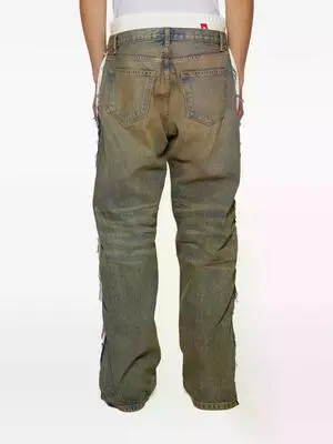 RRR123 Distressed Panelled Jeans