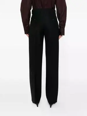 TOTEME Pleated Trousers - Black