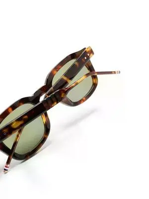 Thom Browne Wayfarer-frame Sunglasses - Brown