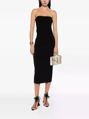 ANINE BING Strapless Midi Dress