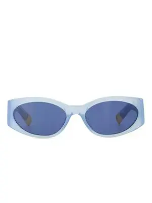 Jacquemus The Ovalo Sunglasses - Blue