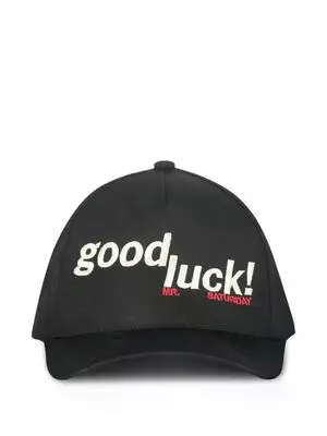 MR. SATURDAY Good Luck! Baseball Cap - Black