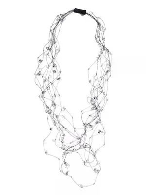 MARIA CALDERARA Crystal-embellished Necklace - Black