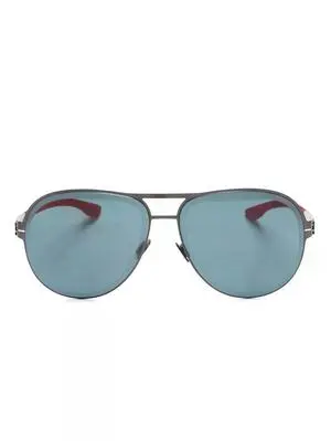 IC! BERLIN X Rolling Stones Satisfaction Rs Sunglasses - Black
