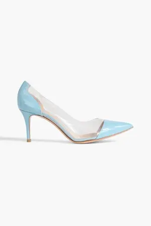 GIANVITO ROSSI Plexi 70 Patent-leather And Pvc Pumps
