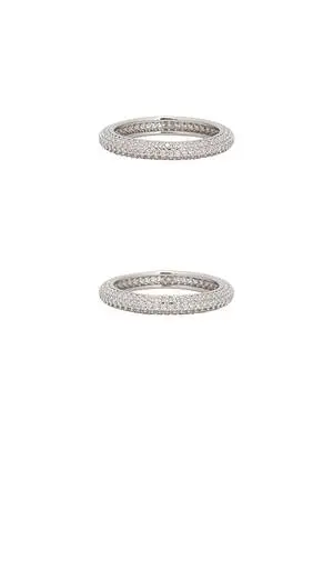 Shashi Micro Pave Ring Set