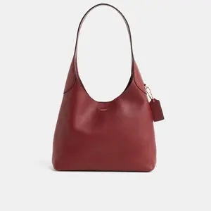 COACH Brooklyn Shoulder Bag 28 Brass/dark Ruby