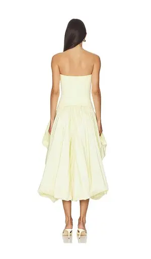 Simkhai Izzy Midi Dress - Lemon