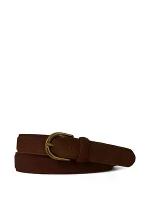 Polo Ralph Lauren Suede Buckle Belt - Brown