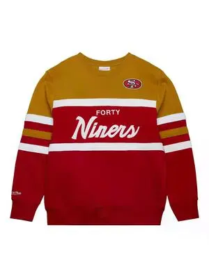 Mitchell & Ness 49ers Head Coach Crewneck Sweatshirt
