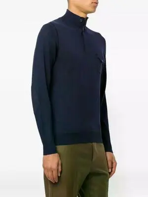 PAOLO PECORA Buttoned-neck Jumper