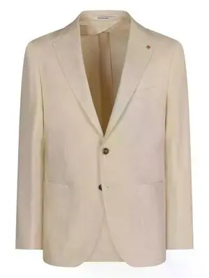 Tagliatore Single-breasted Linen Blazer