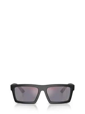 Prada Prada Linea Rossa Aviator Sunglasses - Matte Black