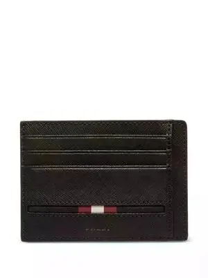 Bally Grained Leather Cardholder - Black