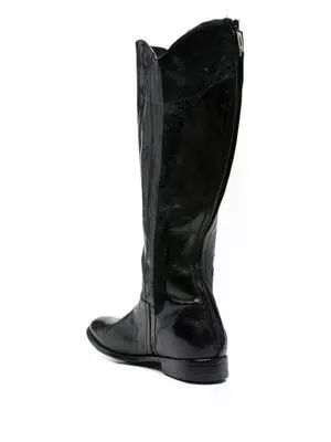 LEMARGO Zipped Knee Boots