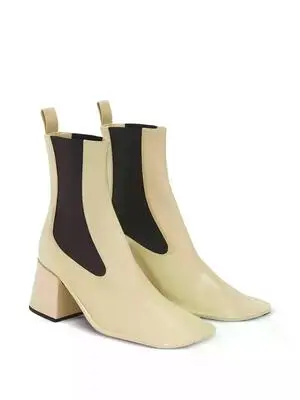 JIL SANDER Square-toe Block-heel Boots