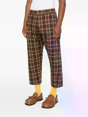 Moschino Checked-pattern Trousers
