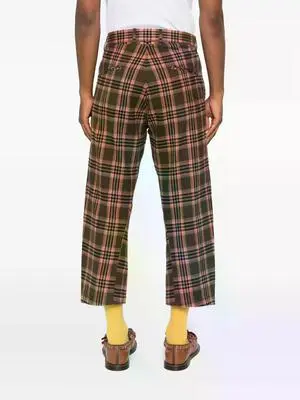 Moschino Checked-pattern Trousers