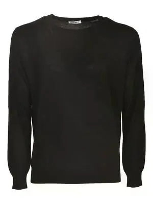 KANGRA Round-neck Sweater - Black