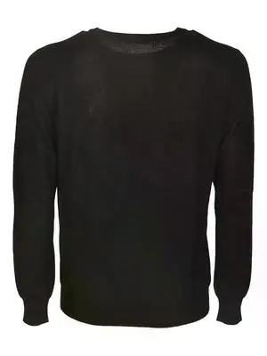 KANGRA Round-neck Sweater - Black