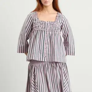 DAMSON MADDER Leilani Striped Blouse