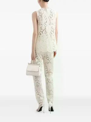 Dolce & Gabbana Lace-detailing Top - White