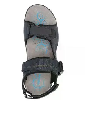 Geox Buckle-strap Sandals With Hook-and-loop Fastening - Blue