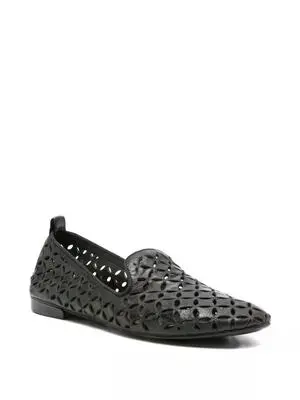 KUDETA Cut-out Loafers - Black