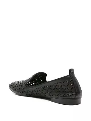KUDETA Cut-out Loafers - Black