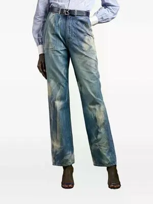 Ralph Lauren Driss Faded Straight-leg Jeans