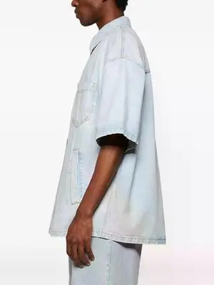 Gucci Short-sleeve Denim Shirt