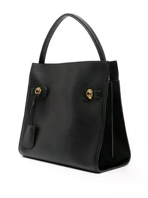 Tory Burch Lee Radziwill Double Tote Bag - Black