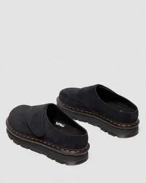 Dr. Martens Zebzag Anywair Suede Mules - Black