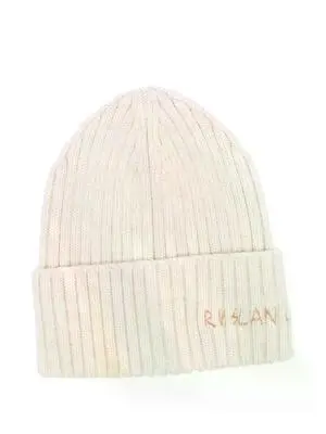 Ruslan Baginskiy Ribbed-knit Hat - Neutrals