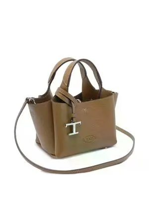 TOD'S Logo-detail Leather Crossbody Bag