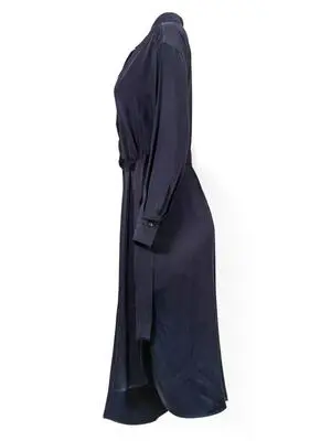 Brunello Cucinelli Long-sleeve Midi Dress