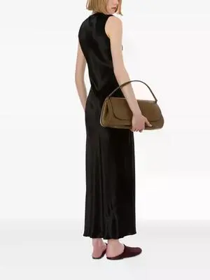 Alberta Ferretti Satin Ankle-length Dress