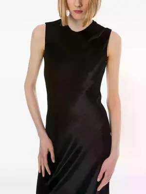 Alberta Ferretti Satin Ankle-length Dress