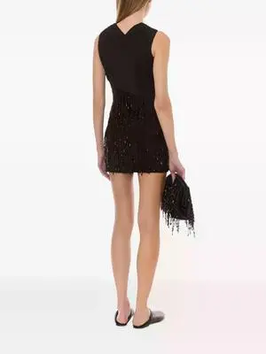 Alberta Ferretti Wool-blend Mini Dress