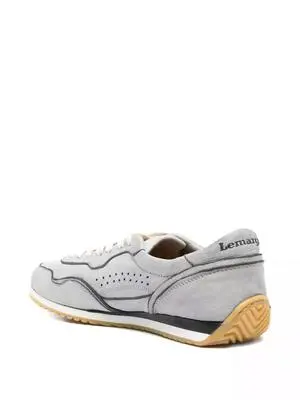 LEMARGO Perforated Suede Sneakers - Grey