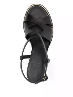 KING TARTUFOLI 45mm Crossover Ankle-strap Sandals