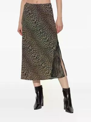 Zadig&Voltaire Lace-insert Midi Skirt
