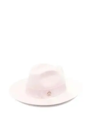 MAISON MICHEL Henrietta Fedora Hat - Pink
