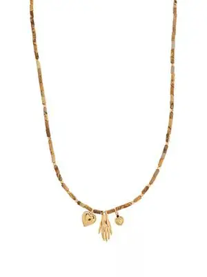 Isabel Marant Heart-hand Charm Necklace