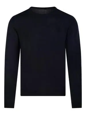 ROBERTO COLLINA Crew-neck Long-sleeve Sweater - Blue